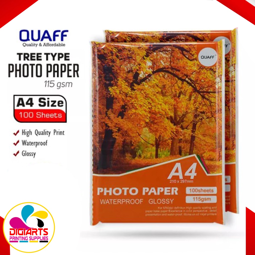 a4 size quaff photo paper 115gsm | Shopee Philippines