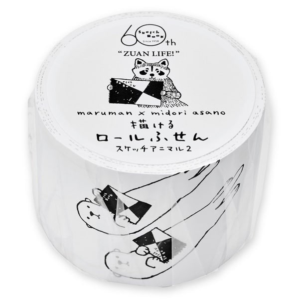 Zan Life 60th Limited Edition Roll Sticky Note - Animals | Shopee ...