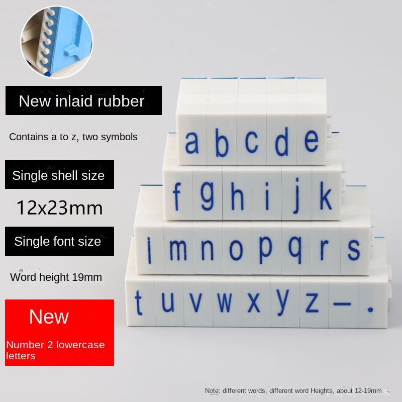 Number Adjustable Disassembly Combination Movable Character Seal Code ...