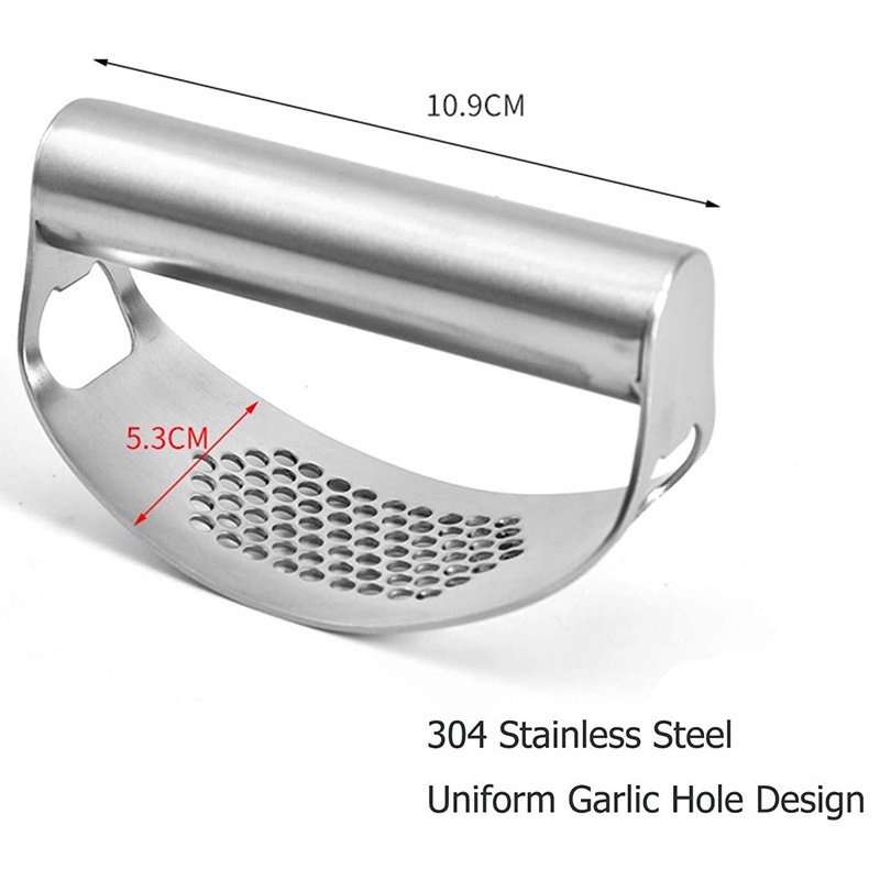 Stainless Steel Garlic Smasher Ginger Rocker Garlic Garlic Press ...