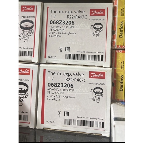 Thermal Expansion Valve Danfoss TE 2 TX 2 068Z3206 R22 R407C | Shopee ...