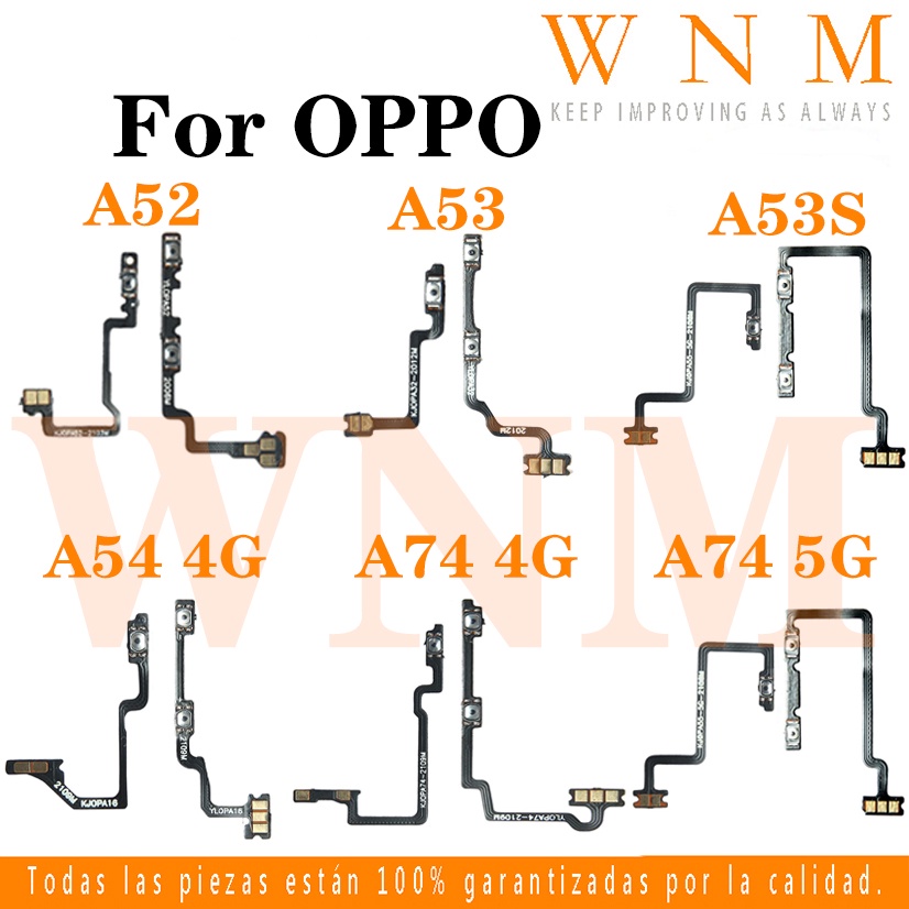 For OPPO A54 A53s A53 Global A52 A74 4G 5G A33 2020 Mobile Power On Off ...