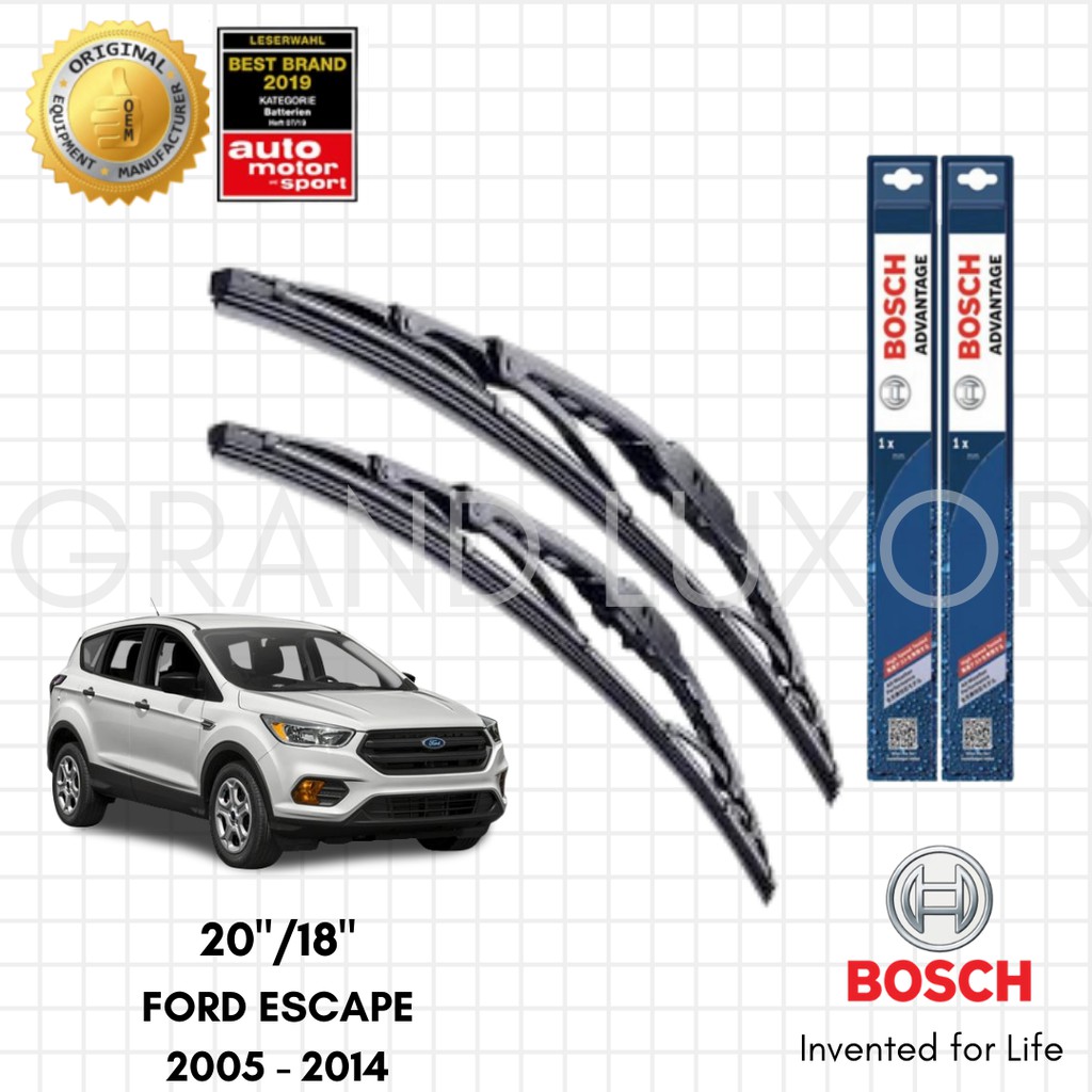Bosch Advantage Wiper Blade Set for Ford Escape 2005 - 2014 (20 Inches ...