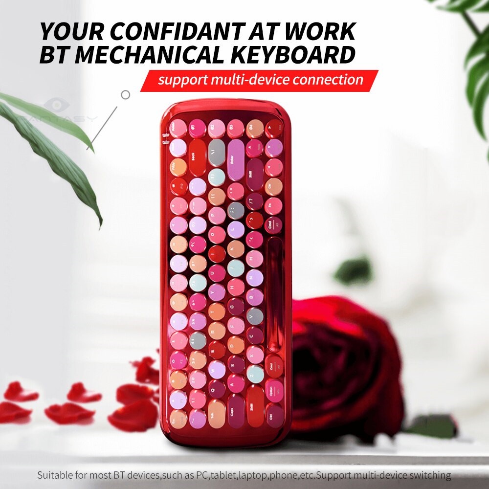 Mofii LUSC ROMI Upgraded Bluetooth Rechargeable Mechanical Keyboard ...