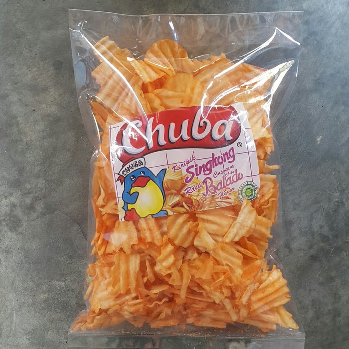 Chiki Chuba Cassava Chips Balado Cheese Flavor 100gr Legendary Snack ...