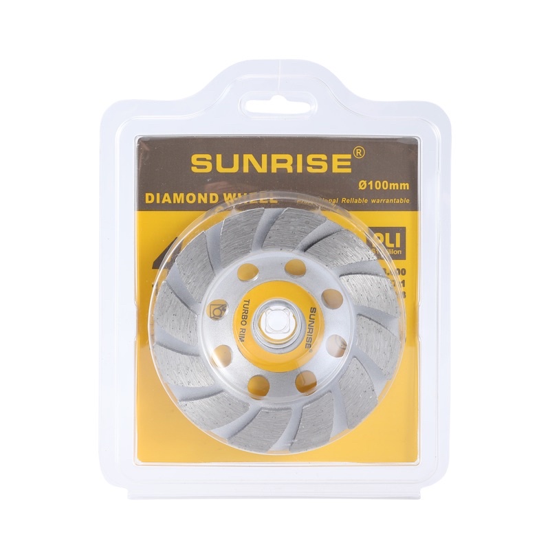 Sunrise Diamond Cup Wheel 4" Concrete Grinding Disc Heavy Duty | Shopee ...