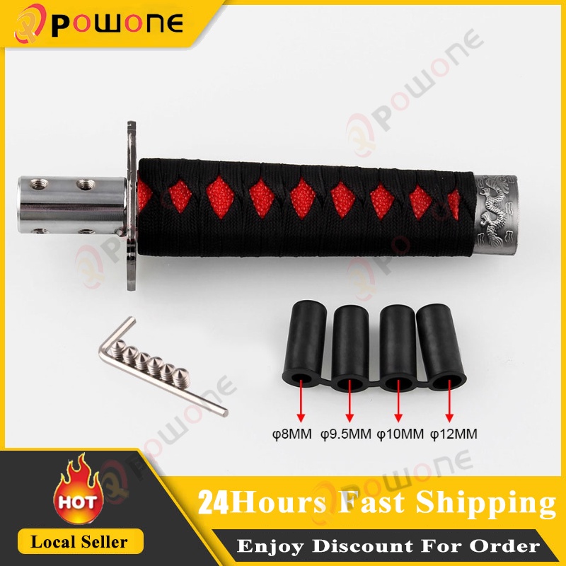 Universal Katana Sword Shaped Car Gear Stick Metal Shifter Lever Shift ...