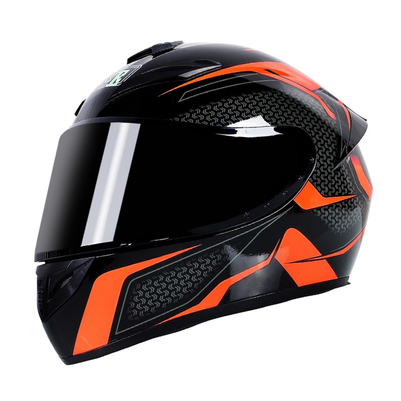 QIKE-111 Helmet High Density EPS Buffer Layer Riding is Safer Full Face ...