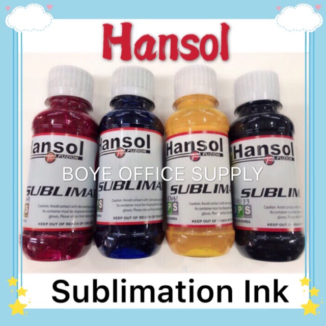 Hansol Sublimation Ink 100ml | Shopee Philippines
