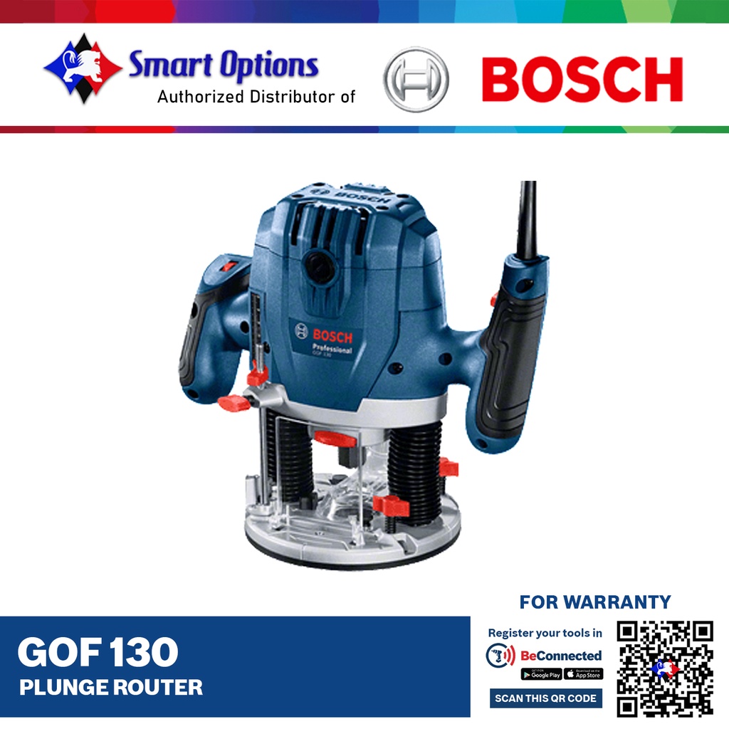BOSCH GOF 130 PLUNGE ROUTER | Shopee Philippines