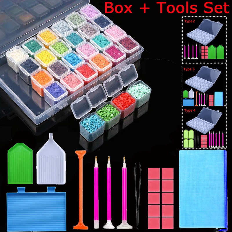 DIY Craft Accessories Set 5D Diamond Painting Tools Kit Crystal ...