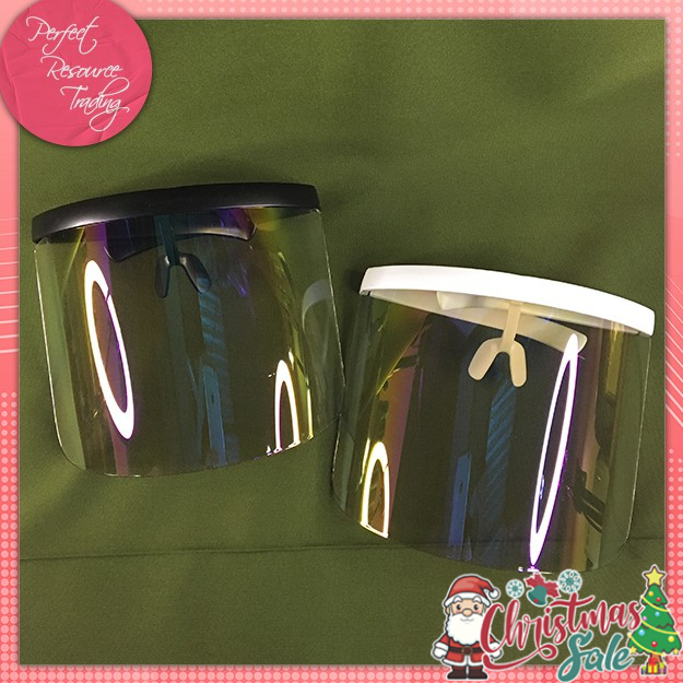 Rainbow Tinted Korean Full Face Shield | Shopee Philippines