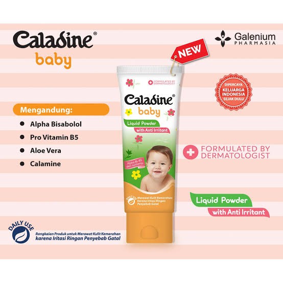 Caladine Baby LIQUID POWDER 100g | Shopee Philippines