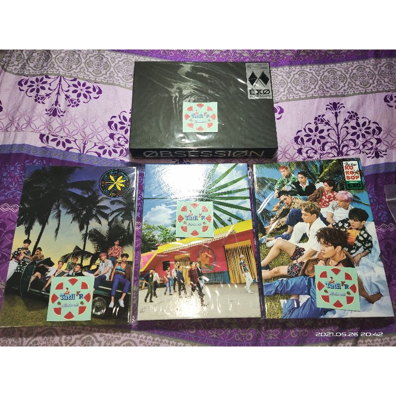 exo OBSESSION and Kokobop Unsealed Albums ( x-exo , a, b and Private ...