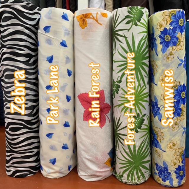 Printed Geena Silk Assorted Designs 60" width | Shopee Philippines