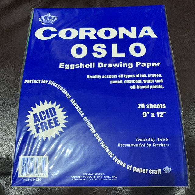 Corona Oslo Paper 9 x 12 inches (20sheets) | Shopee Philippines