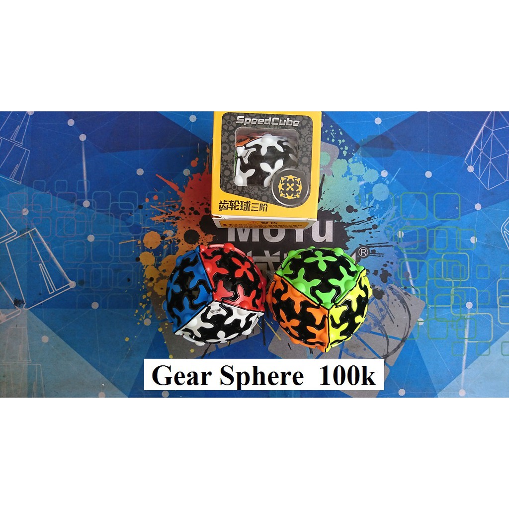 Rubik variant. Qiyi Gear Sphere | Shopee Philippines