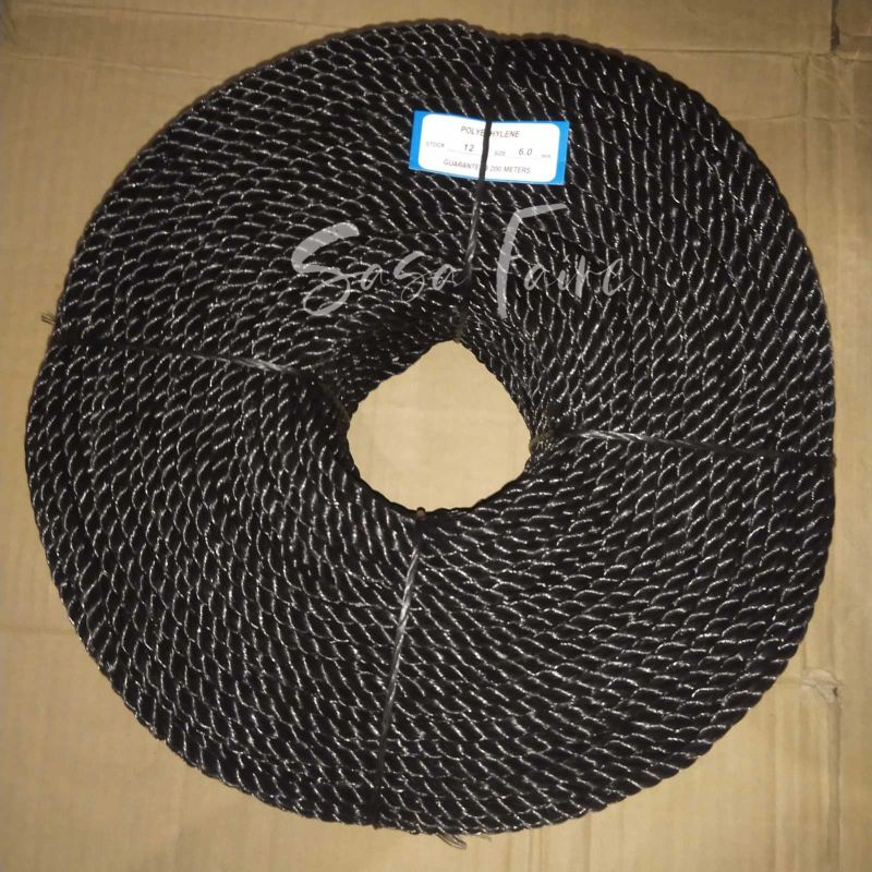 PE NYLON Rope #12 (6mm x 200 meters) Tali / Lubid / Sampayan ...