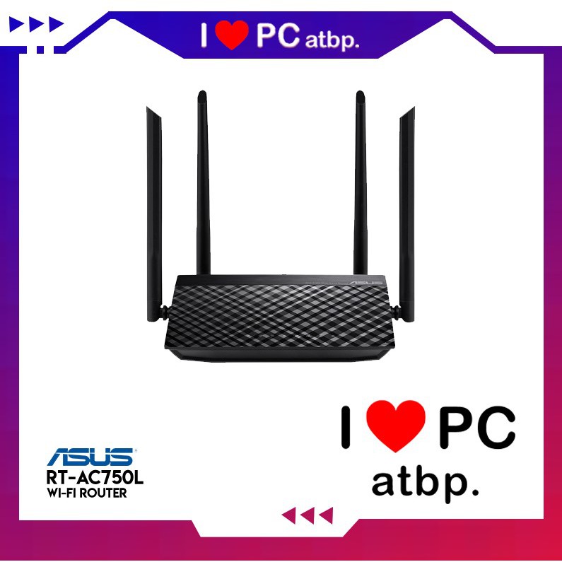 ASUS RT-AC750L AC750 Router (433+300Mbps, 11ac, 4 Lan, Dual Band ...