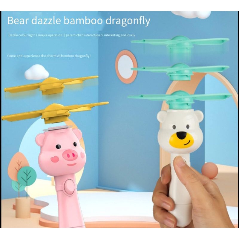 Children's toy spinning gyro bamboo dragonfly outdoor parent-child ... Children's toy spinning gyro bamboo dragonfly outdoor parent-child ...
