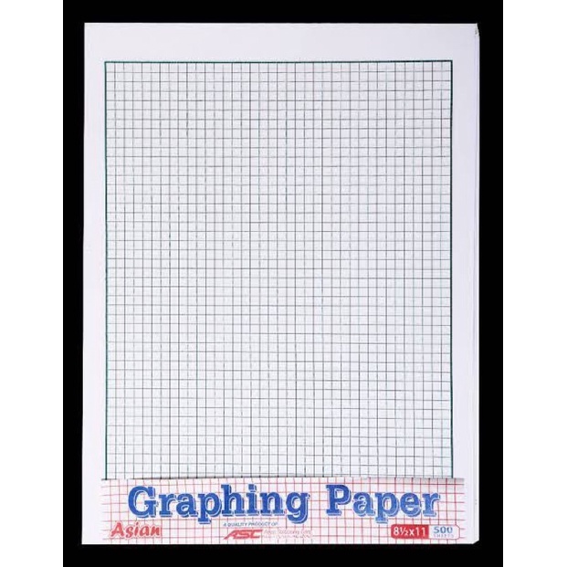 500 Sheets Asian Graphing Paper 8 1/2 x 11 Graph Graphing Papers Graphs ...