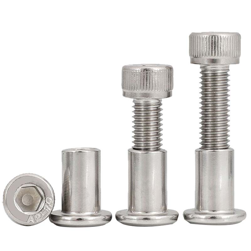 M6 M8 304 Stainless Steel Cup Head Inner Hexagon Splint Screw Furniture ...