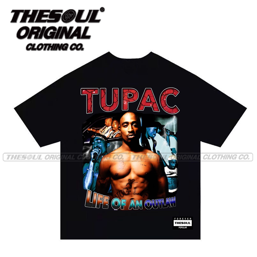 TheSoul-2PAC TUPAC"LIFE OF AN OUTLAW"Bootleg Shirt | Shopee Philippines