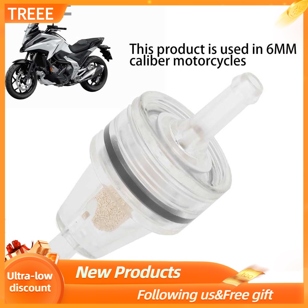(Seller Recommend)6mm Inline Fuel Filter Transparent Universal ABS Heat ...