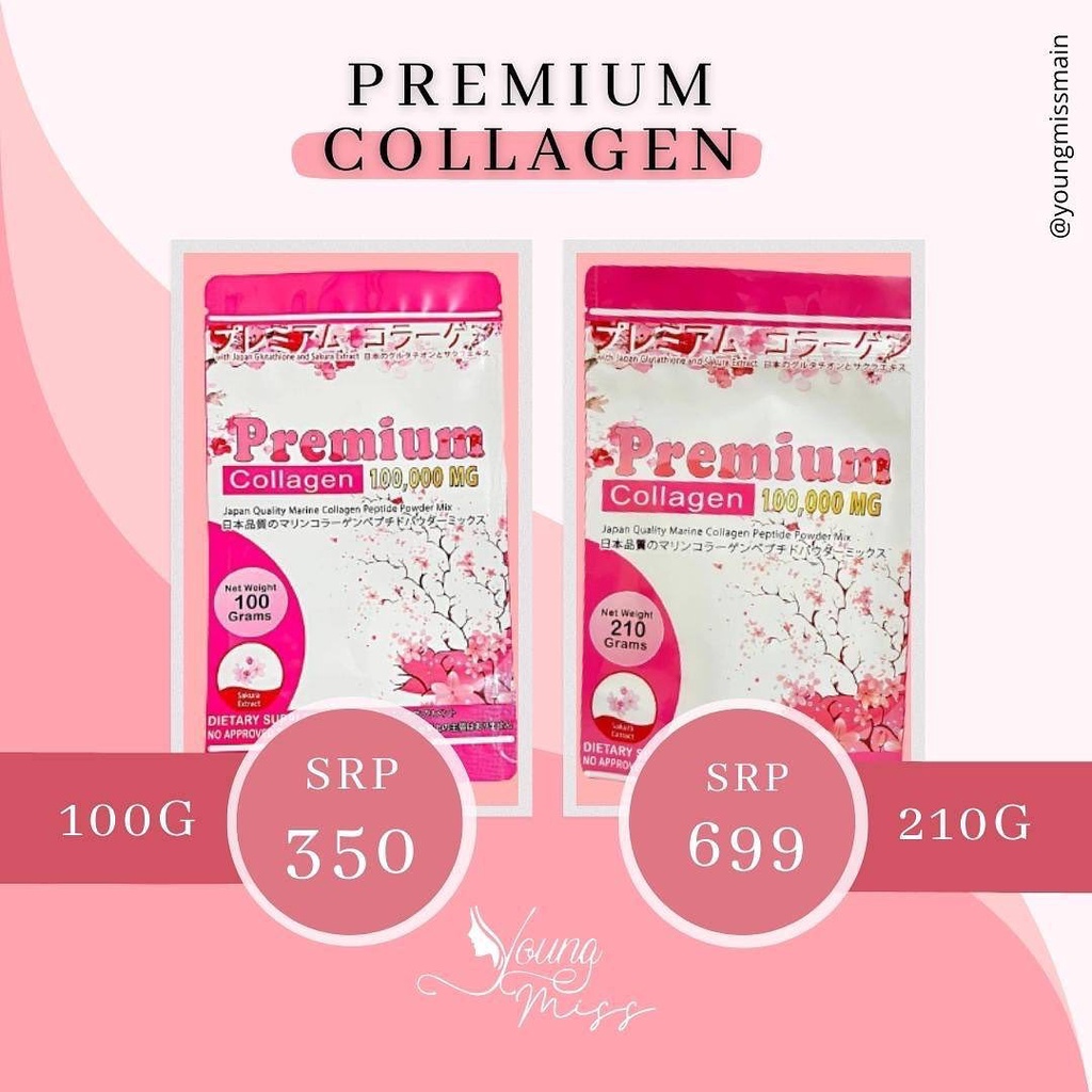 Young Miss Premium Collagen 100,000MG | 100G and 210G | Japan Quality ...