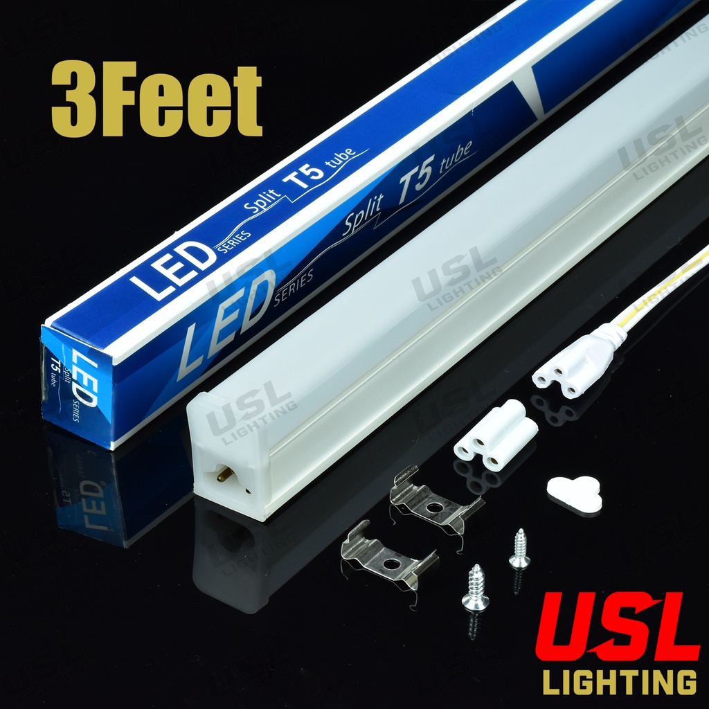 [ 50 pcs ] T5 LED Tube 14 watts 3 feet or 90cm long Lamp Fluorescent [ USL Lighting ] | Shopee ...