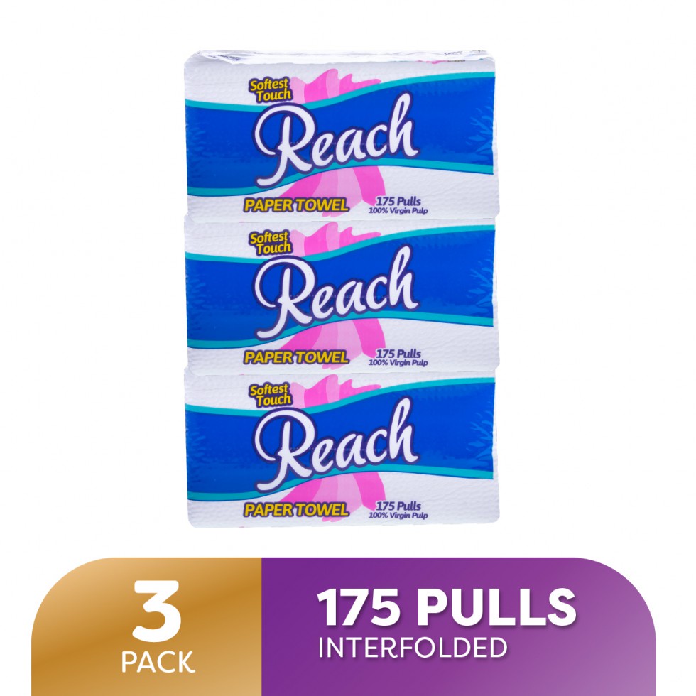 Reach Paper Towel 1Ply 175Pulls By 3S | Shopee Philippines