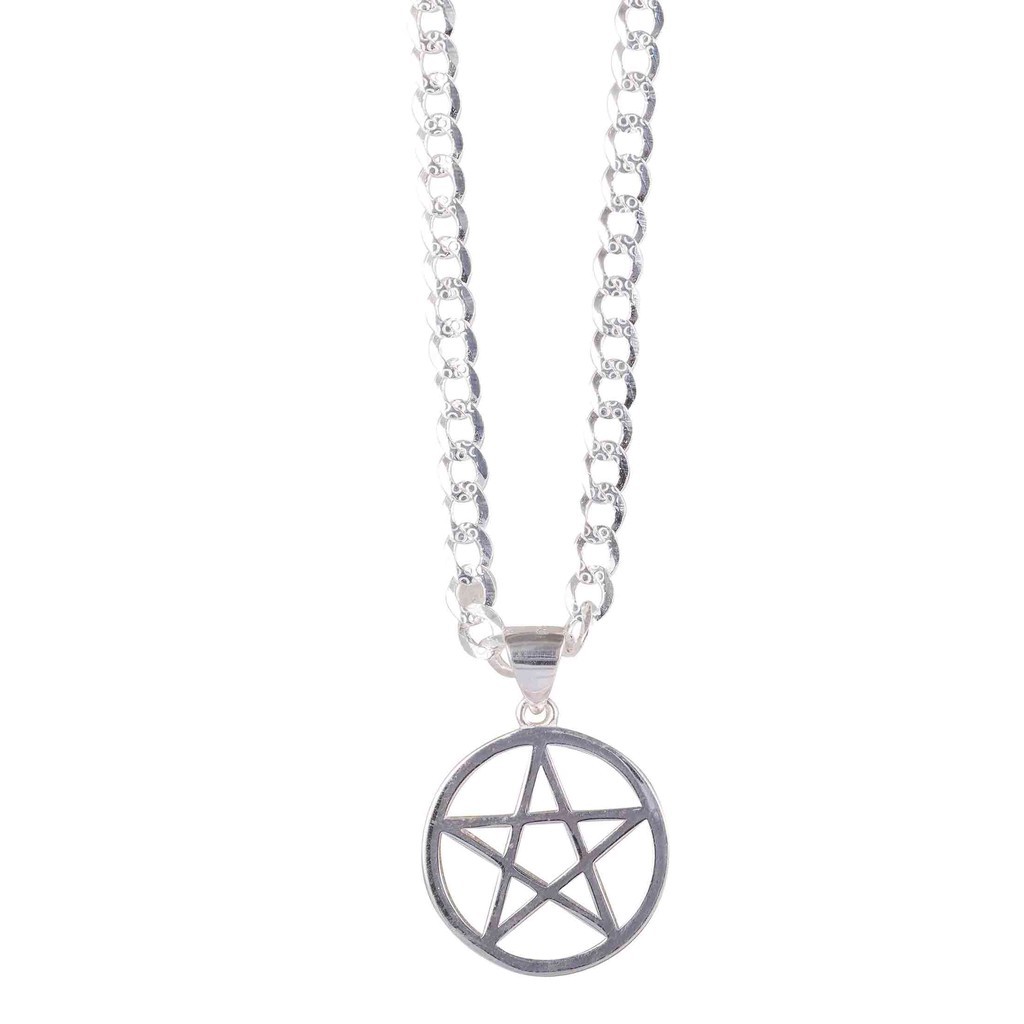 Morning Star Silver TM015 925 Italy Silver Necklace And Pendant Simple ...