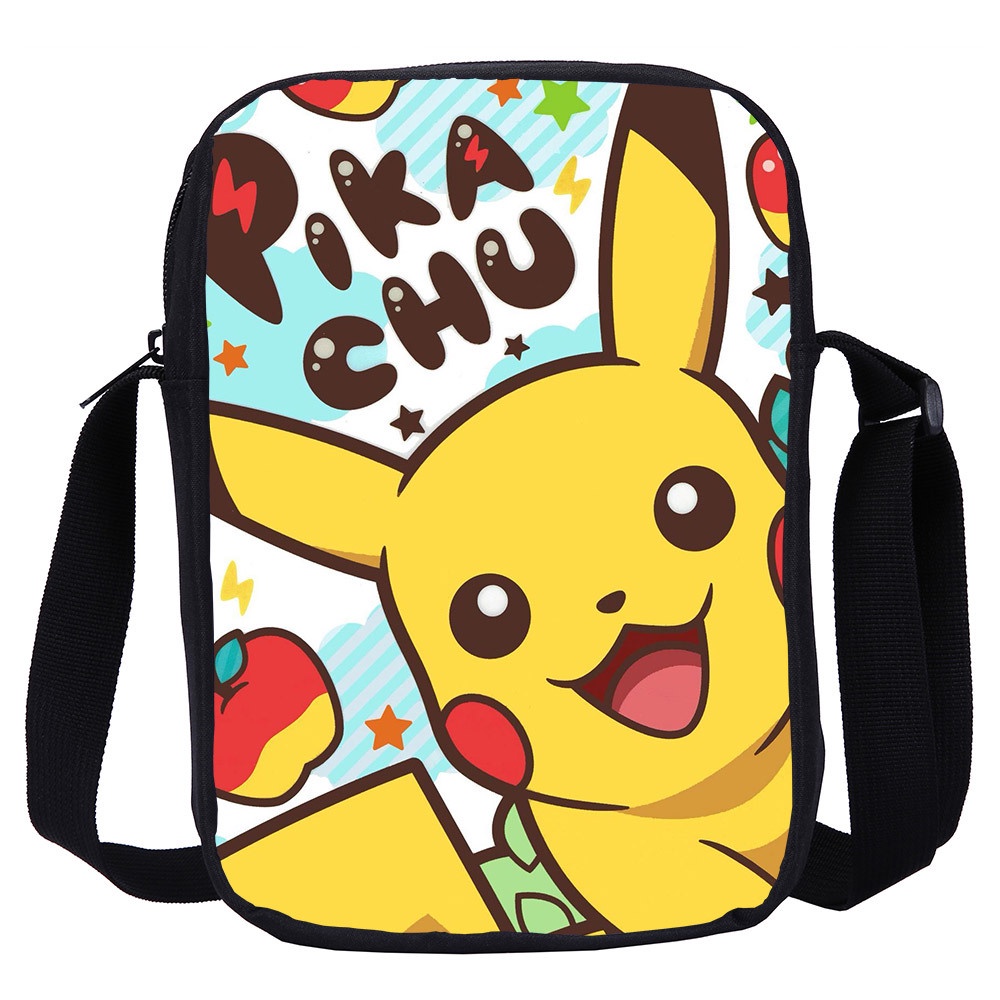 [Ready Stock] Pokemon Messenger Bag Pikachu School Student Children's ...