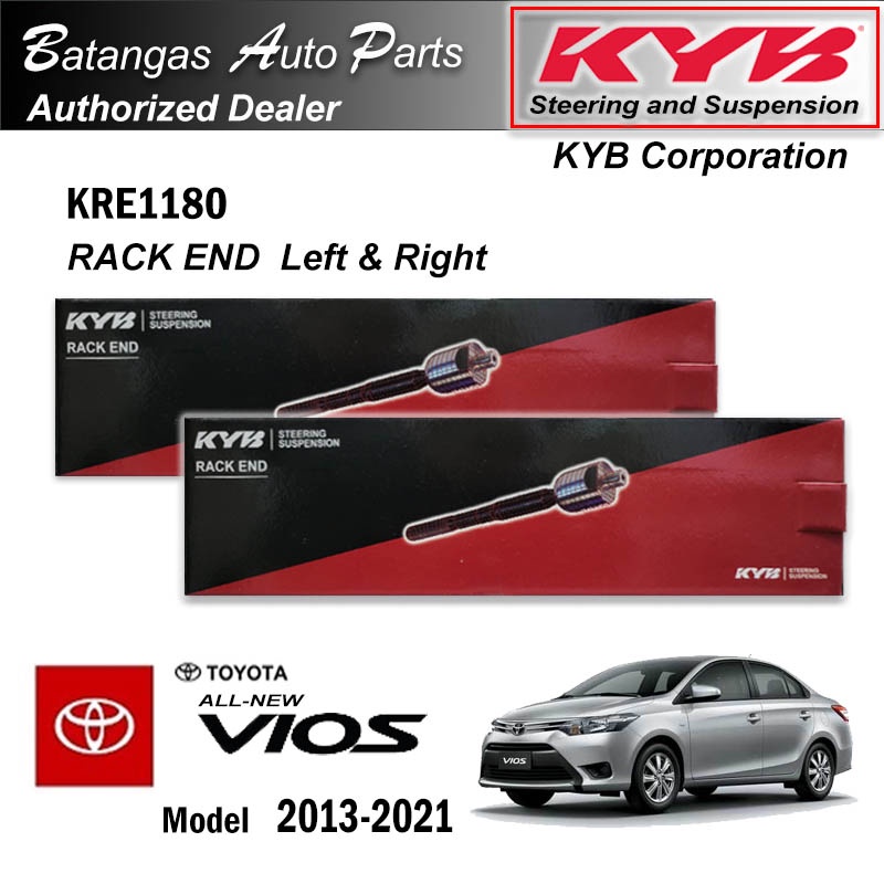 KYB KAYABA Steering Rack End Vios 2013-2021 (Superman) KRE1180 Set Left ...
