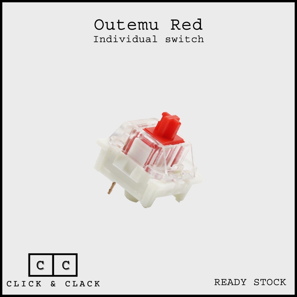 Outemu Red Mechanical Switch for Mechanical Keyboard (1pcs) | Shopee ...