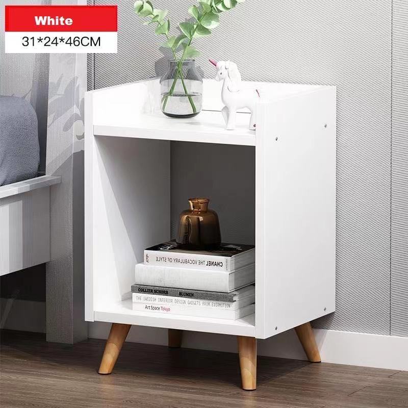 Bedside Table Minimalist Artificial Board Bedside Table Side Table ...