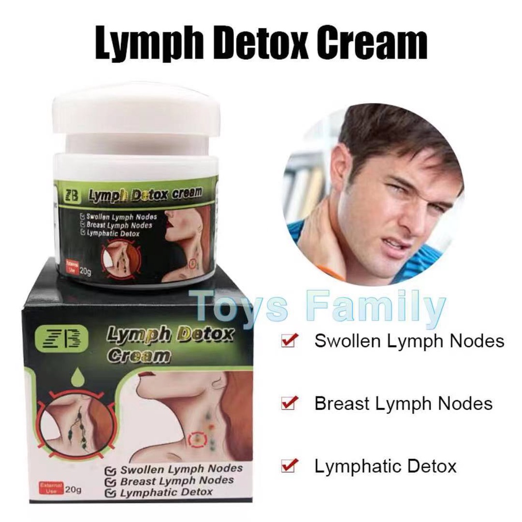 Lymphatic Health Cream Detox Cream Lymph Nodes Detox Hot Neck Swelling ...