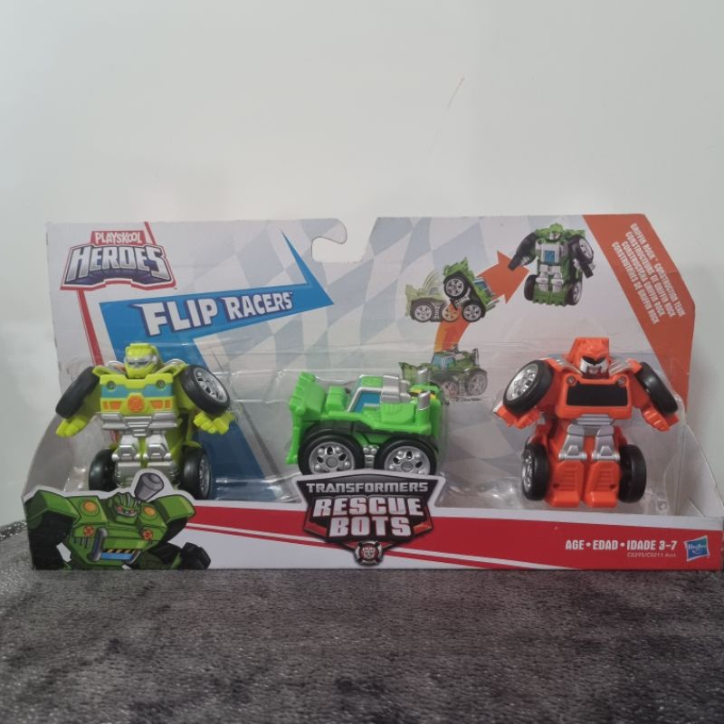 Playskool Heroes Transformers Rescue Bots Flip Racers 3 in 1 | Shopee ...