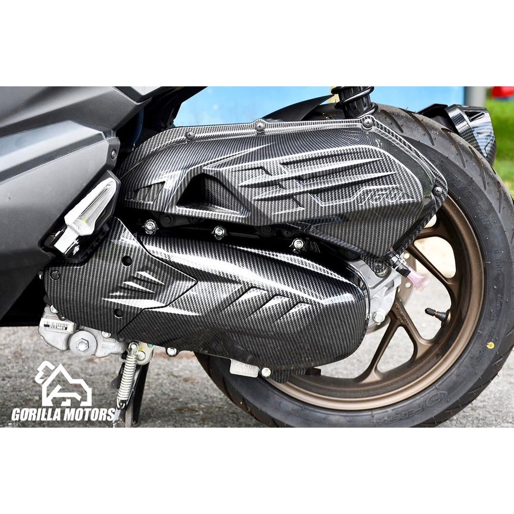 New Honda Click 160 / Honda Vario 160 Original Crankcase Carbon Garnish ...