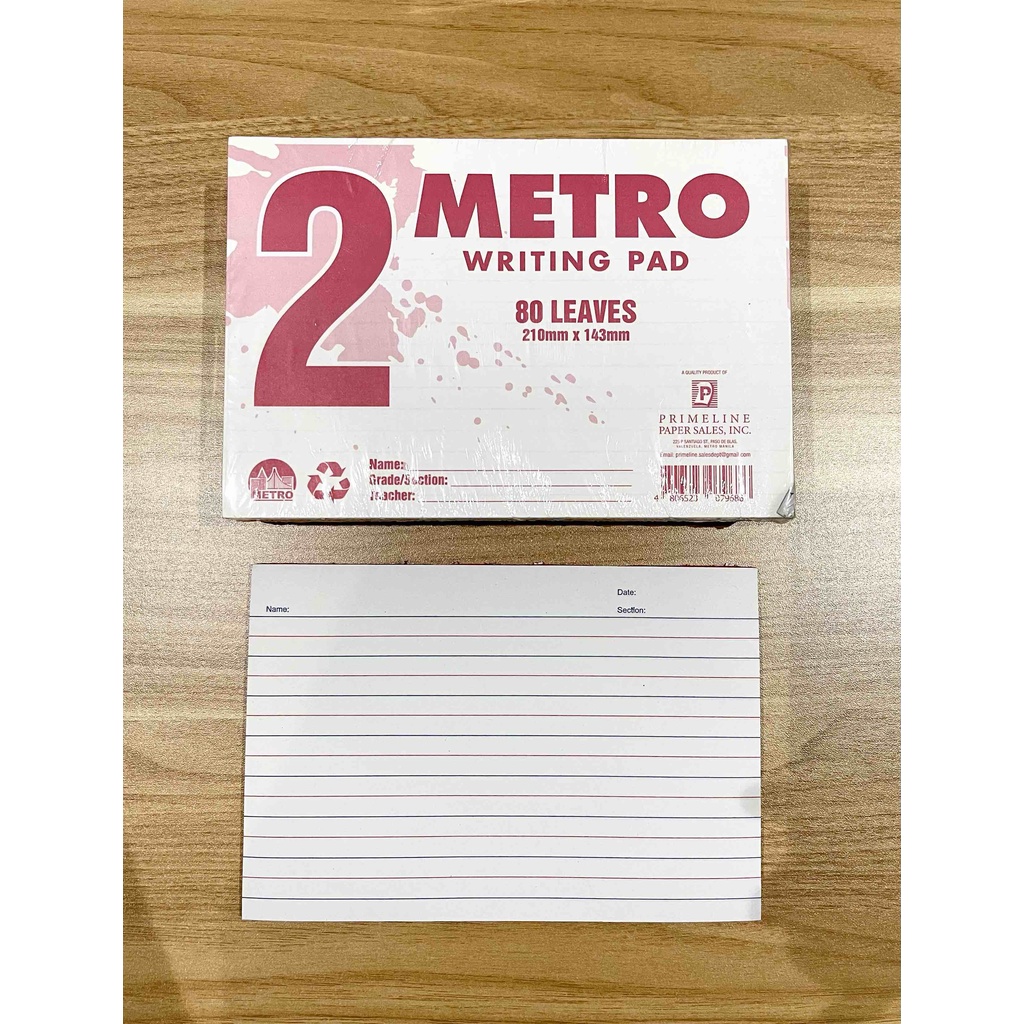 Ordinary Writing Pad 80Lvs Grade 1,2,3,4 l Sold per Pad (80 Leaves ...