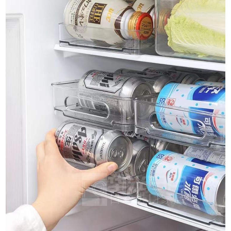 PETFoldable Refrigerator Soda Drink Storage Rack Storage Dispenser Cola ...