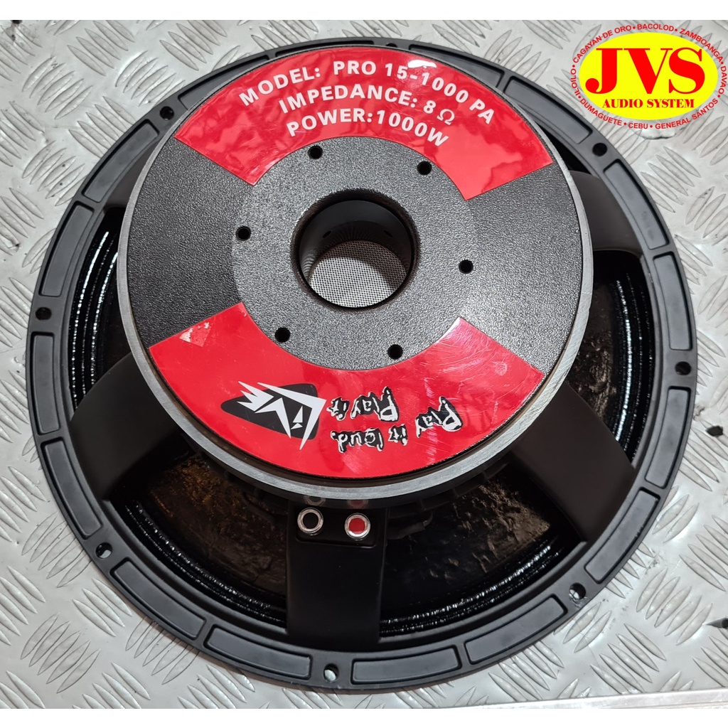 Live PRO-15-1000PA 15" Double Magnet Subwoofer Speaker | Shopee Philippines