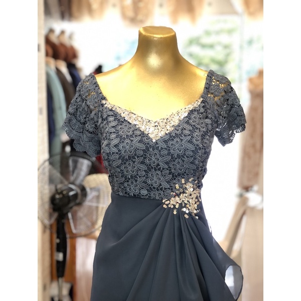 dusty blue principal sponsor (mother of the bride, ninang) | Shopee ... dusty blue principal sponsor (mother of the bride, ninang) | Shopee ...
