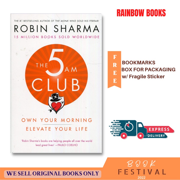 The 5 AM Club by Robin Sharma (Original) PAPERBACK | Shopee Philippines