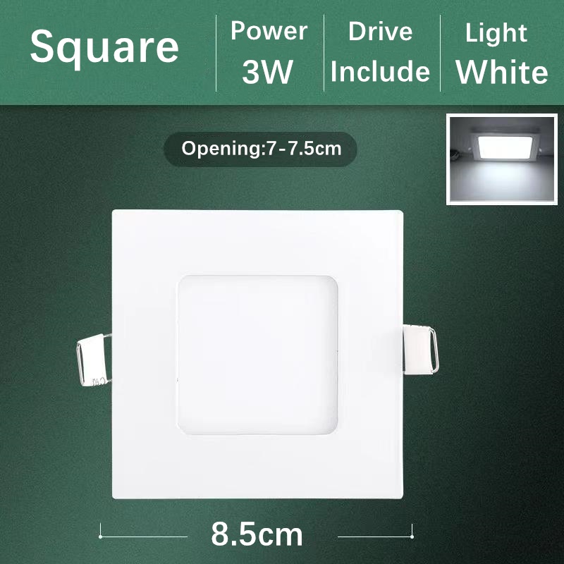 LED pin Light ceiling light Recessed Downlight Square Round Panel light ...