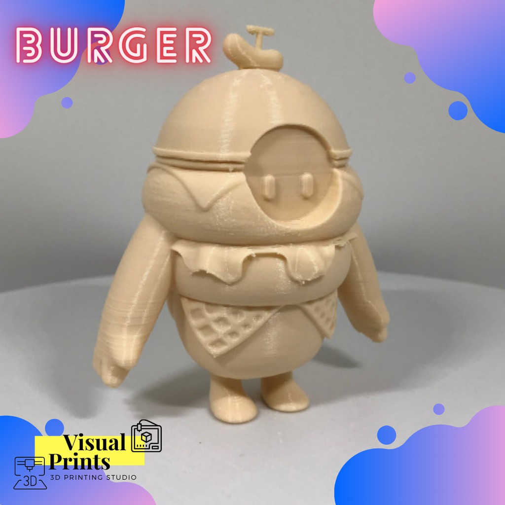 Fall Guys Burger Character 3D Printed Collectibles | Shopee Philippines