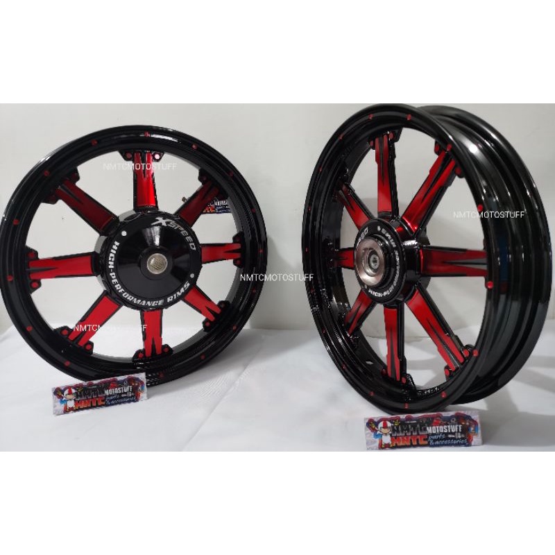 XSPEED XR8 MAGS SET MIO/SPORTY/SOULTY/FINO/MIOSOUL115 F215X14/R250/14 ...