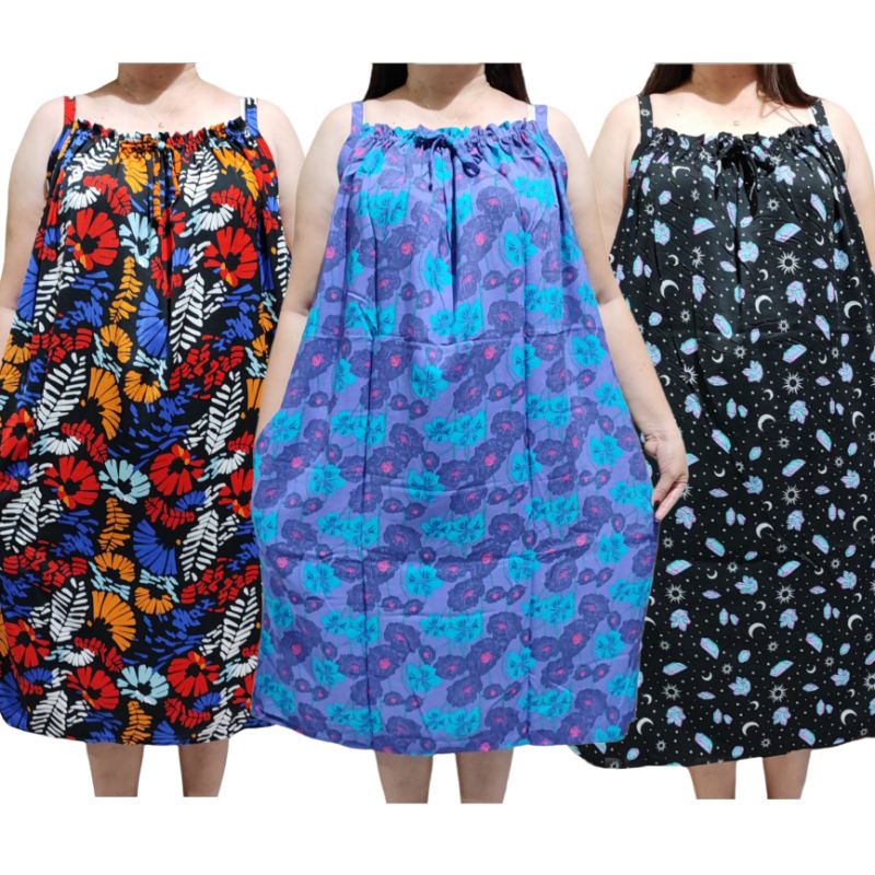 3XL Plus Size Challis Duster with Pocket | XL-3XL | Shopee Philippines