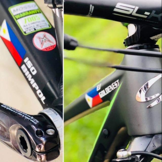 Customized bike name with ph flag reflective text | Shopee Philippines
