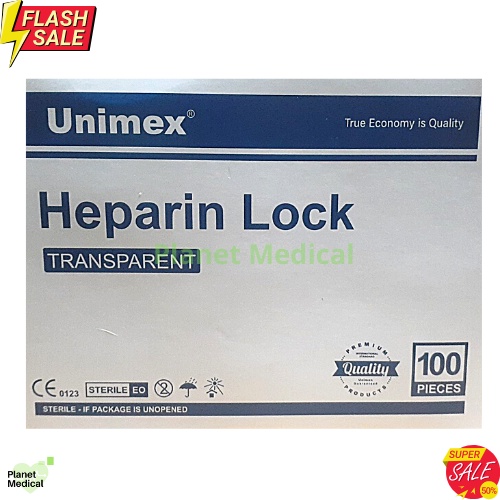 Heparin Lock Transparent (100pcs / 50pcs) | Shopee Philippines